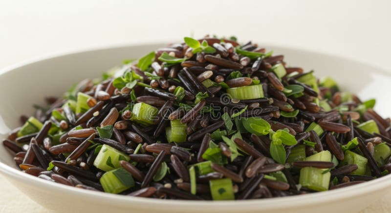 Dark Wild Rice Salad Stock Illustrations – 12 Dark Wild Rice Salad ...