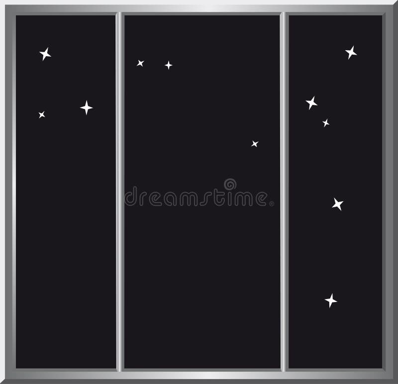 Dark window stock vector. Illustration of black, painting - 13205799