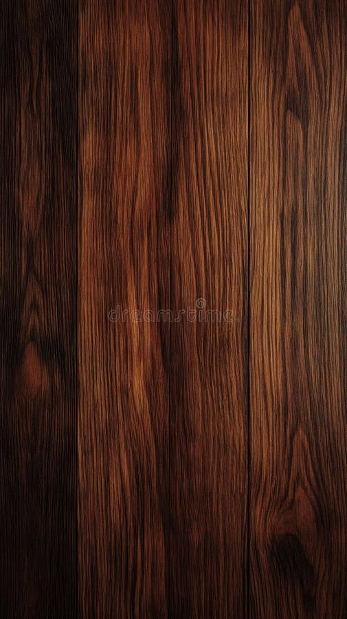 Dark Wood Grain Texture Shows Rich Brown Tones with Rustic Background ...