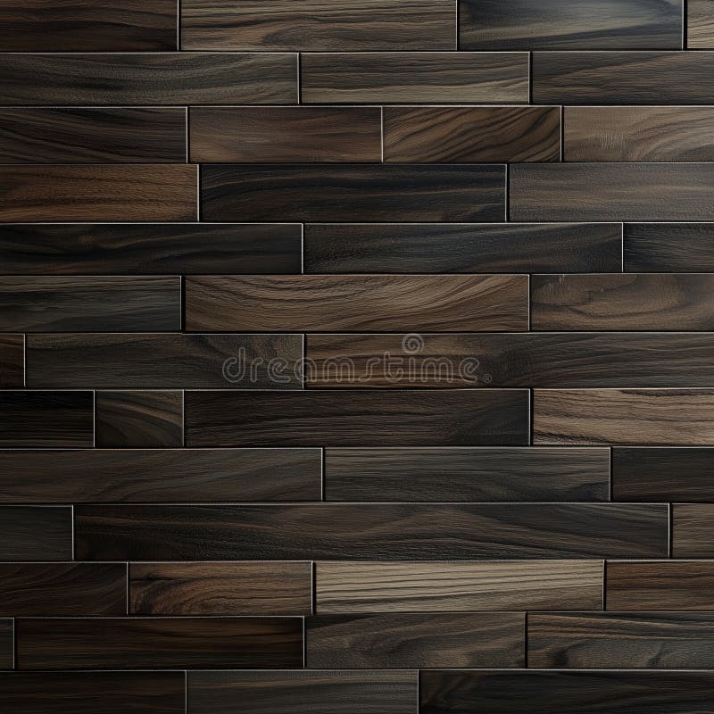 Dark Wood Panel Wall Texture with Rich Natural Grain Patterns and Bold ...