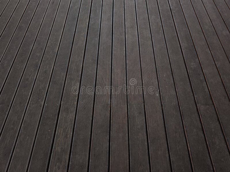 Dark Wooden Decking Creating a Textured and Linear Pattern Copy Space ...