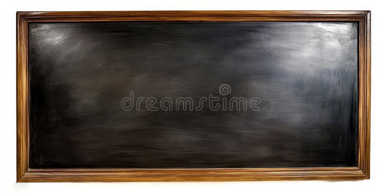 Dark Wooden Frame Blackboard, Blank Slate, Texture, Background ...