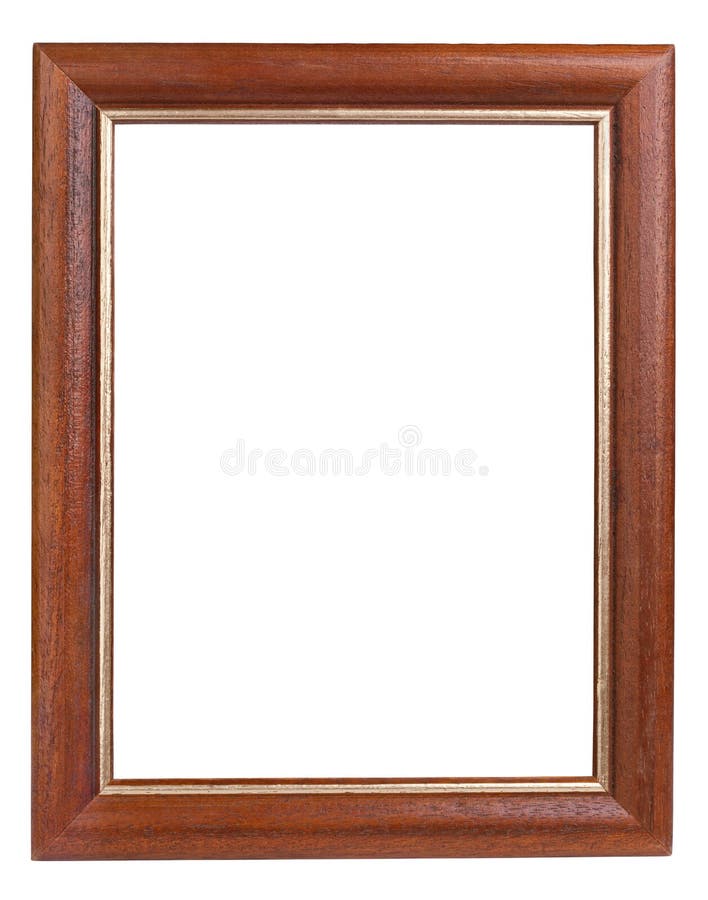 Dark wooden picture frame stock image. Image of museum - 36418797