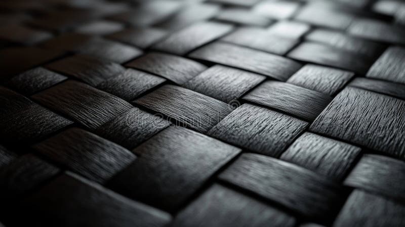 Dark Woven Texture Intertwined Pattern Design Stock Illustration - Illustration of structure ...