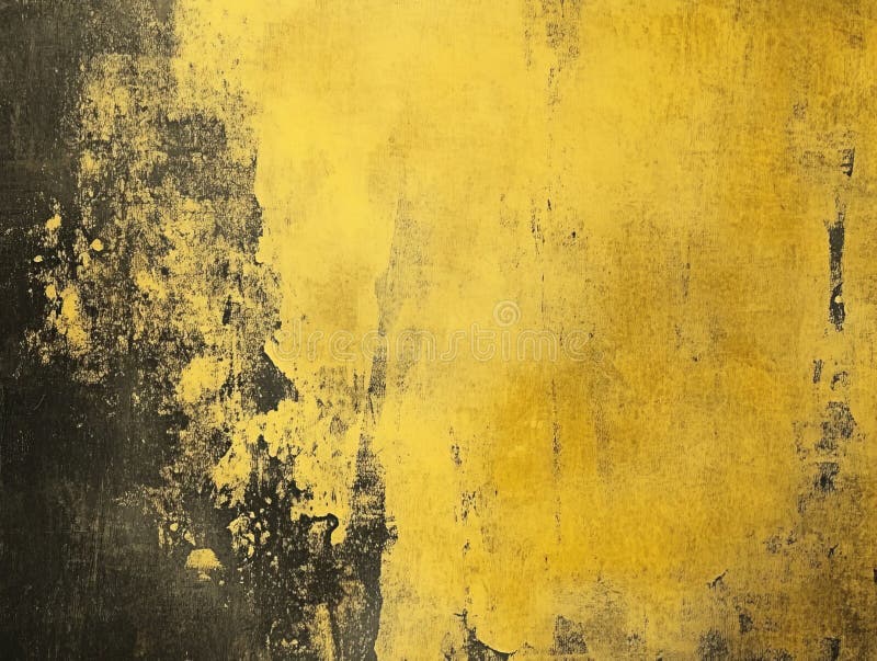 Dark Yellow Abstract Grunge Texture Background. Stock Image - Image of ...