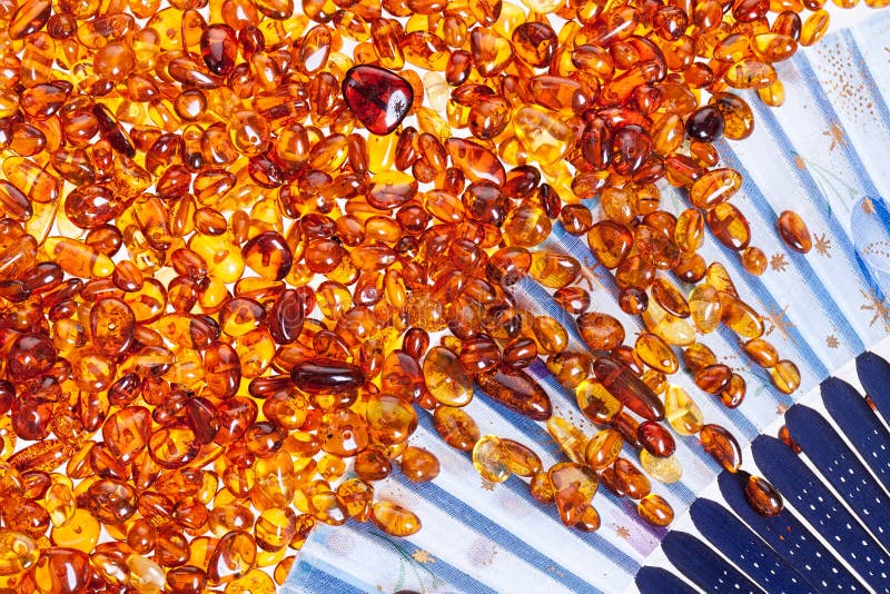 Dark yellow amber stones. stock image. Image of resin - 89972471