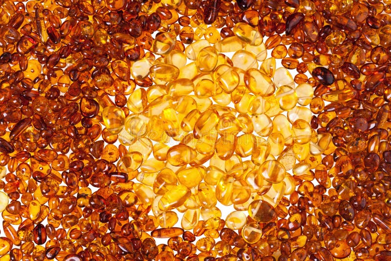 Dark yellow amber stones . stock image. Image of amber - 91392315