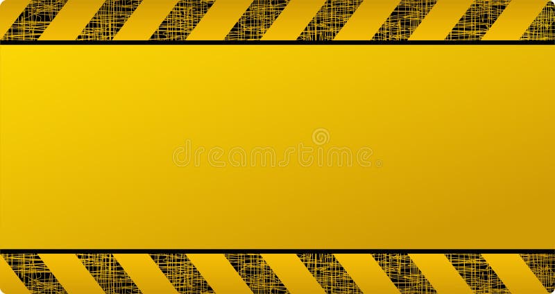 Dark Yellow Construction Background Stock Vector - Illustration of ...