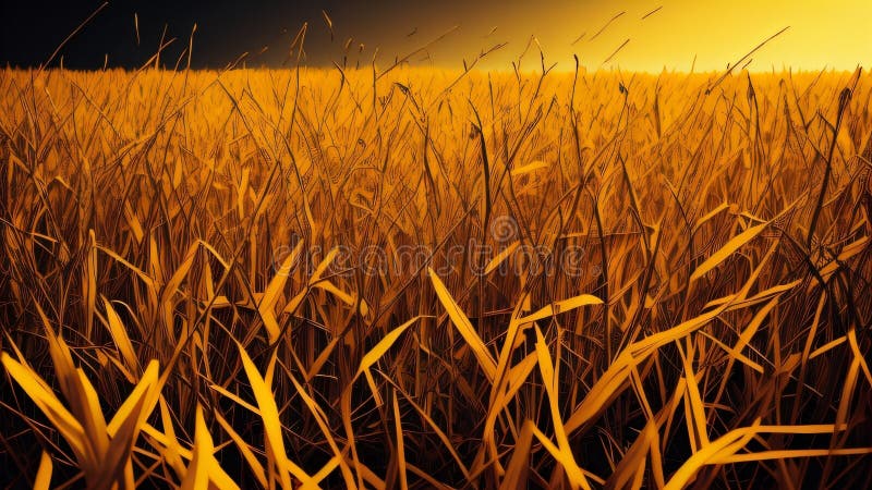 Yellow Fantasy Planet Rotating Over Orbit Isolated Stock Vector ...