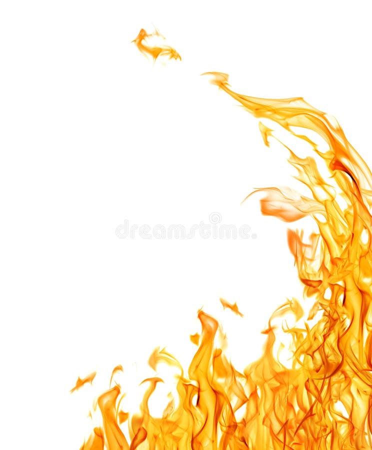 Dark Yellow Flame Corner Isolated White Stock Photos - Free & Royalty ...