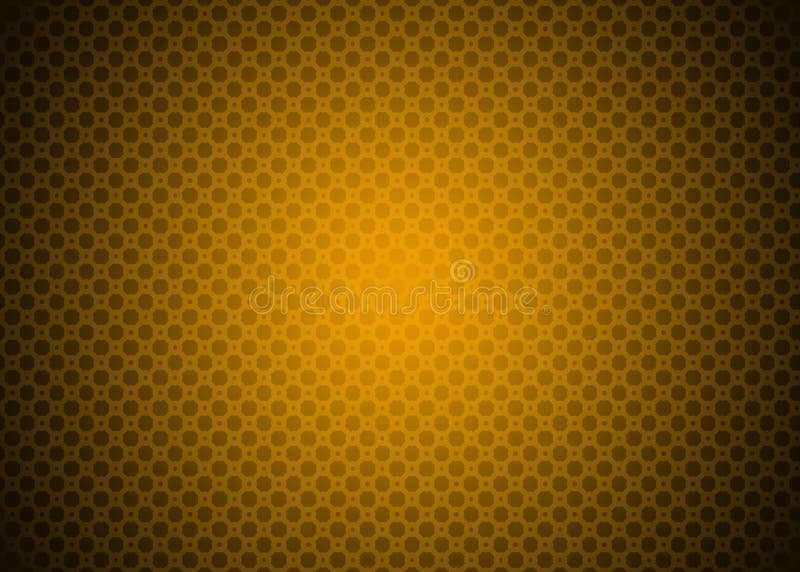 Dark Yellow Orange Techno Ornamental Pattern Background Wallpaper Stock ...