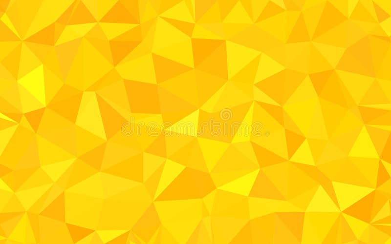 Dark Yellow Triangular Low Poly, Mosaic Pattern Background, Vector ...
