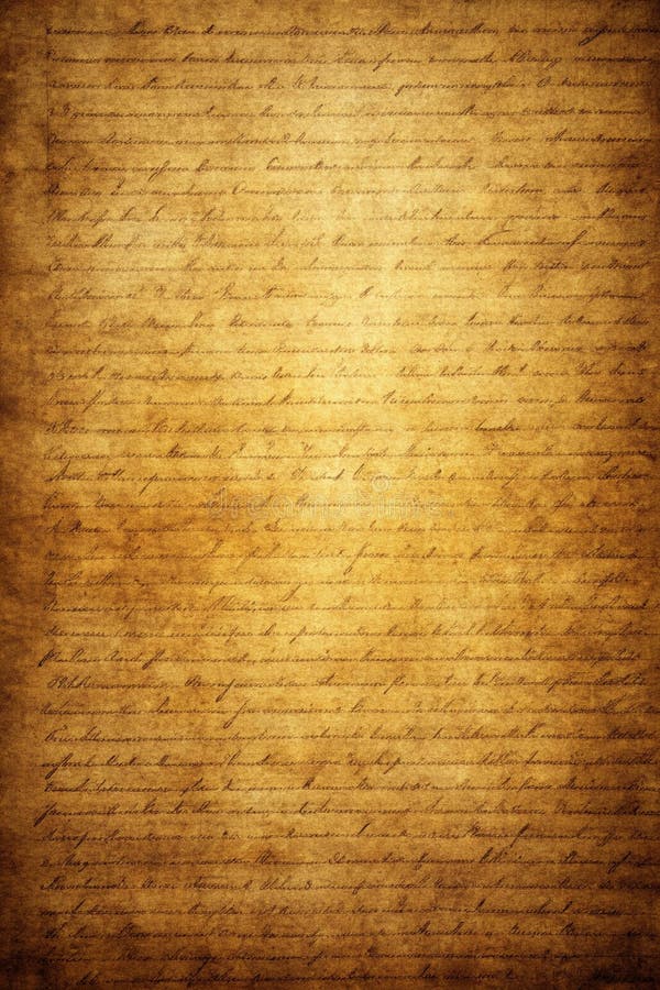 Darkened Paper Texture with Old Writing Canvas Look Stock Illustration ...
