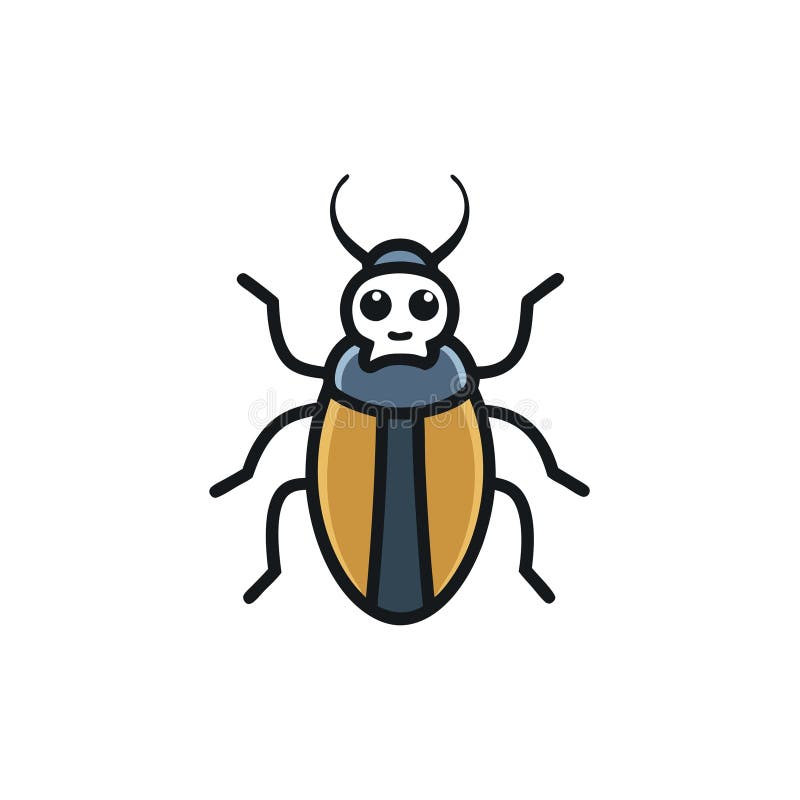 Darkling Beetle Bug Dancing Icon Vector Stock Vector - Illustration of ...