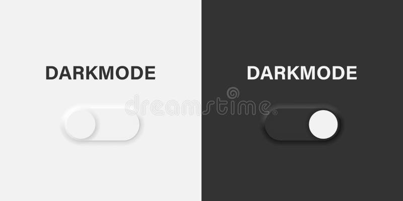 Turn on Off Dark Mode Set. Dark Theme on Your Device or Site. Dark Mode ...