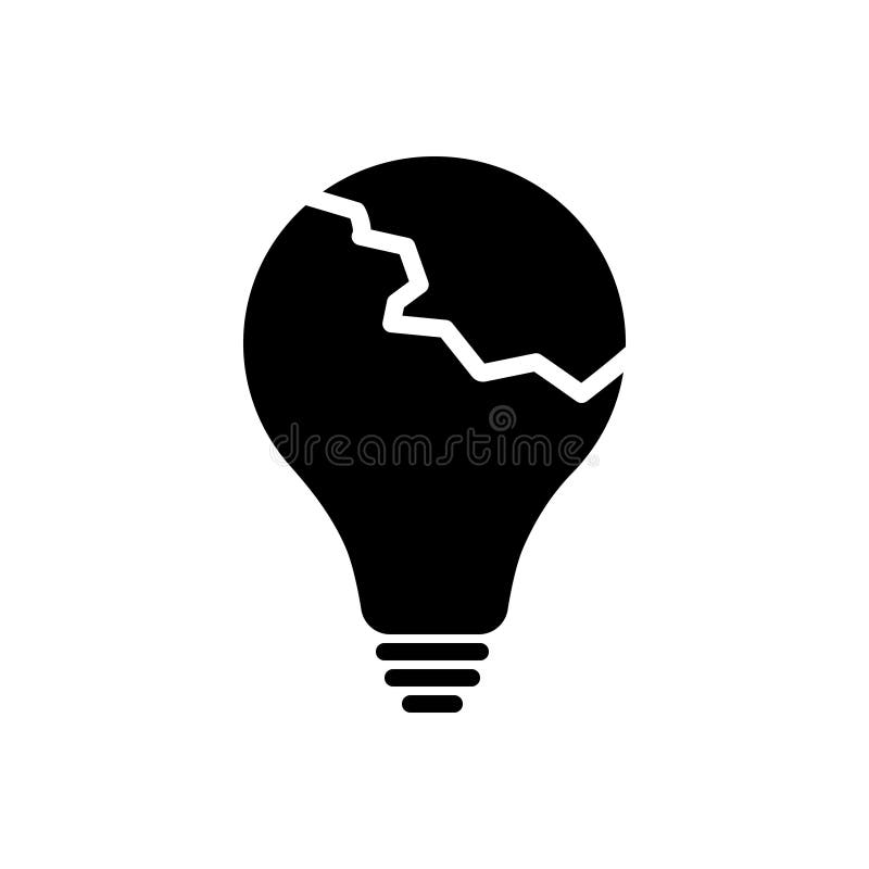 Black Solid Icon for Darkness, Dark and Blackness Stock Vector ...