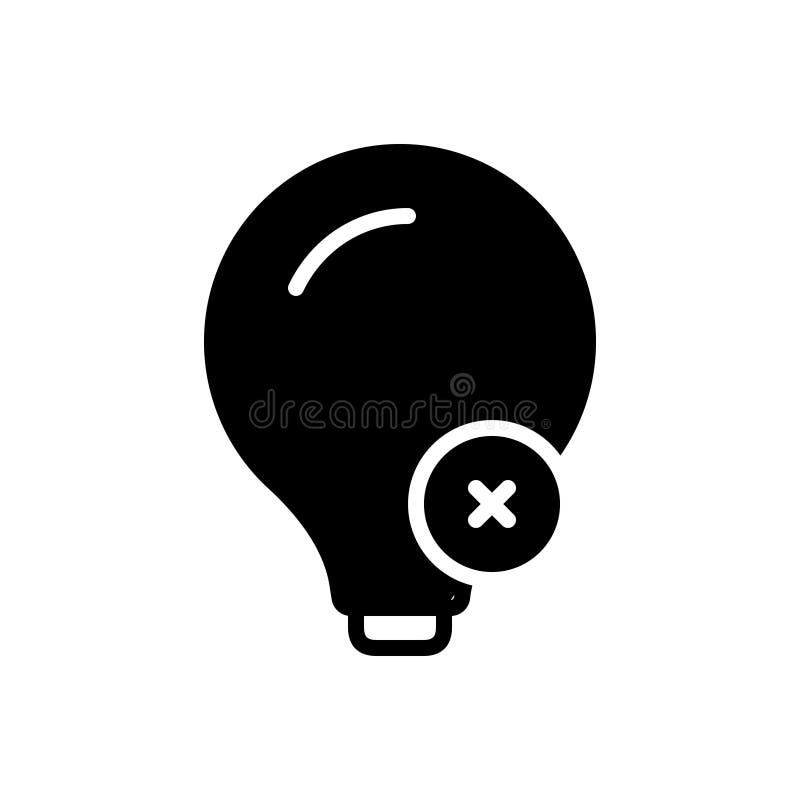 Black Solid Icon for Darkness, Dark and Nightfall Stock Vector ...