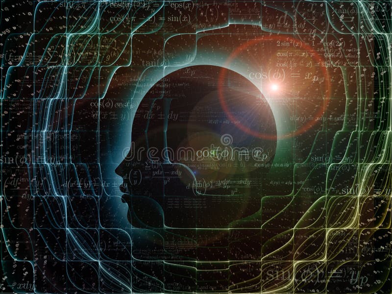 The Darkness of the Mind stock illustration. Illustration of mental ...