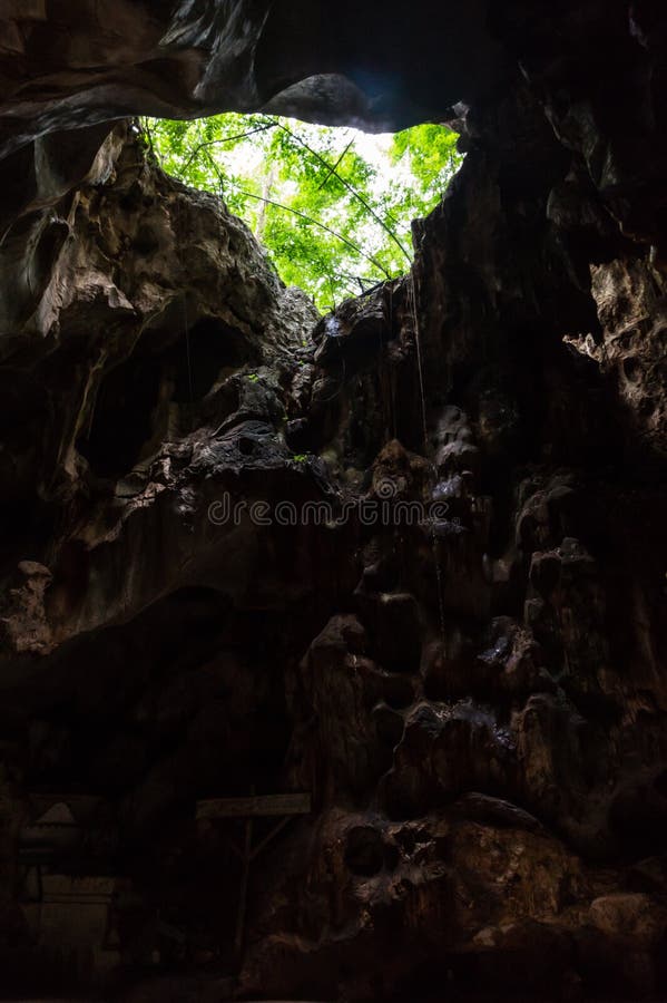 Darkness Shadow of Cave in Thailand Stock Photo - Image of beauty ...