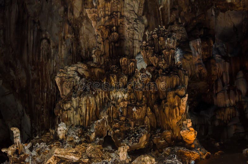 Darkness Shadow of Cave in Thailand Stock Image - Image of mountain ...