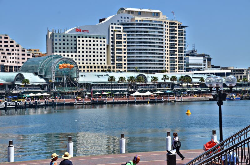 Darling Harbor, Sydney editorial stock photo. Image of landmark - 47656318