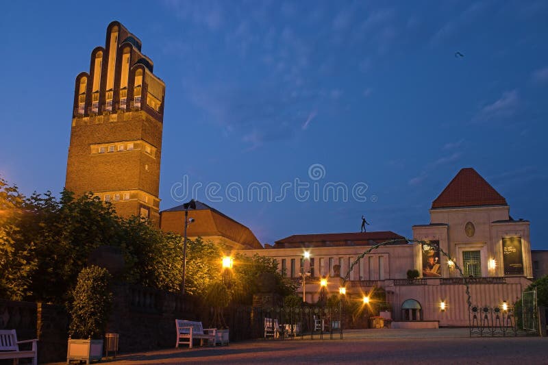 Darmstad imagen de archivo. Imagen de lugar, arte, banco - 36828031