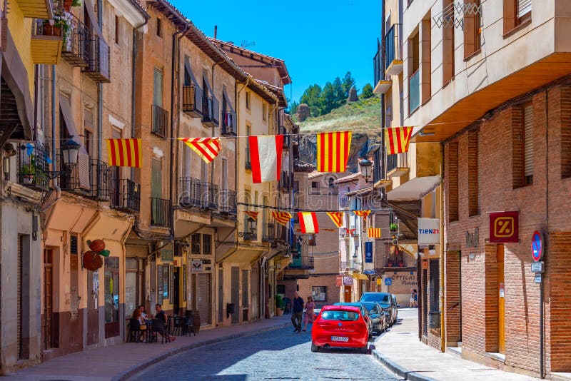 Daroca, Spain, June 5, 2022: Medieval Street in the Old Town of ...