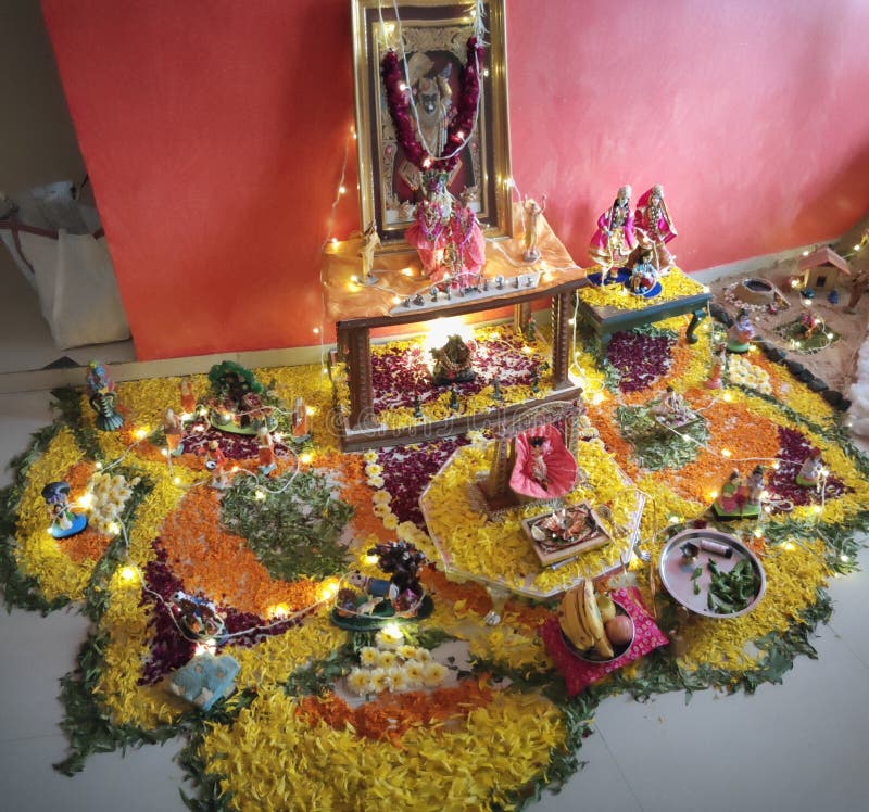 Darshan of shrinath jii stock photo. Image of flower - 255378254