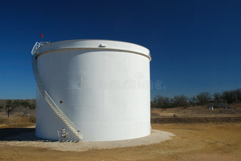 Crude oil tanks stock photo. Image of outback, oilfield - 20378136