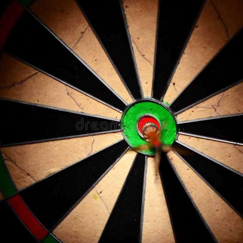Dart Arrow Hitting in the Target Center of Dartboard. Stock Photo ... Dart Arrow Hitting in the Target Center of Dartboard. Stock Photo ...