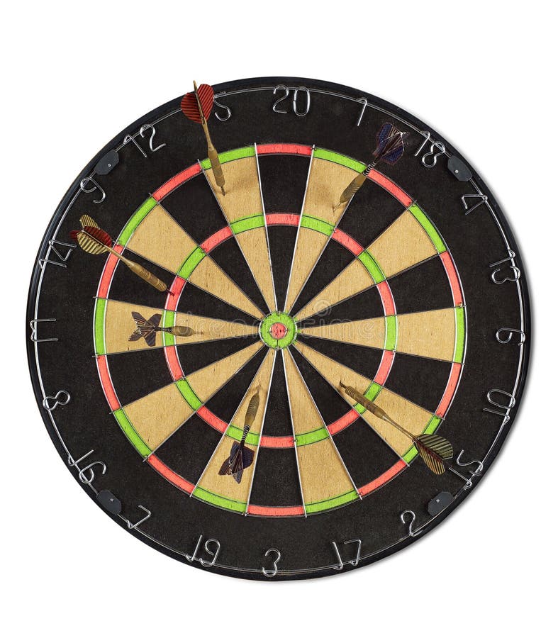 Dartboard with Dart Flying in Aim Stock Image - Image of luck, blur ...