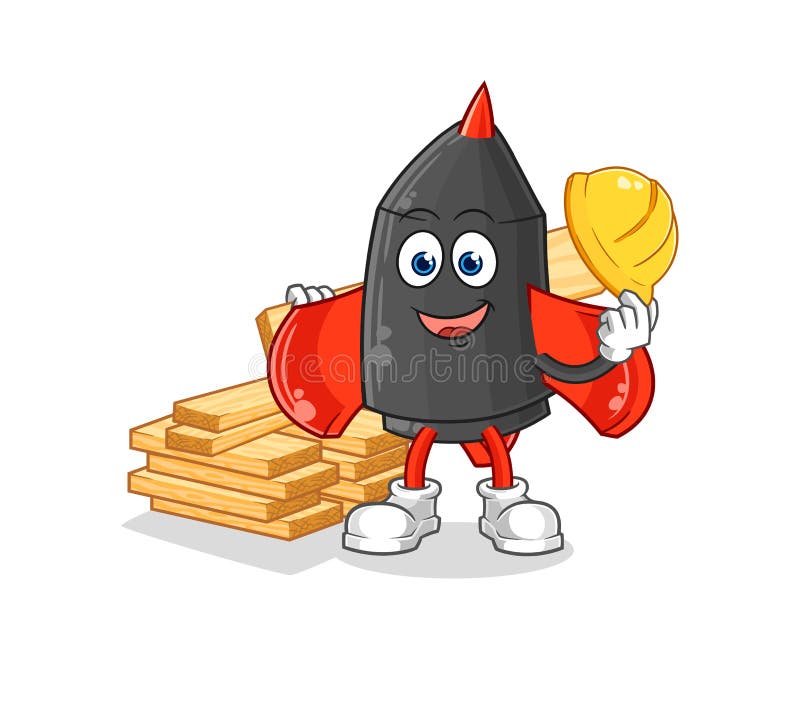 Dart Builder Vector. Cartoon Character Stock Vector - Illustration of ...