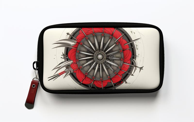 Dart Case on White stock image. Image of portable, durable - 344162651