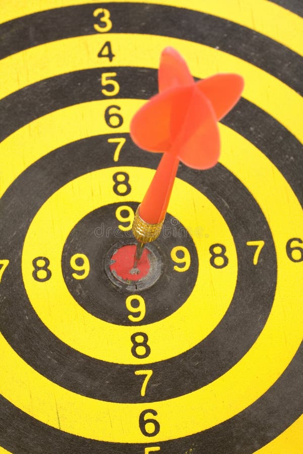 Dart and Dartboard stock photo. Image of optimal, perfection - 12613888