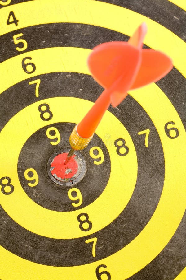 Dart and Dartboard stock photo. Image of optimal, perfection - 12613888