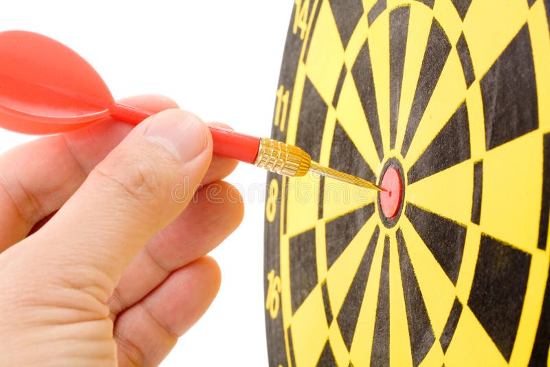 Dart and Dartboard stock photo. Image of optimal, perfection - 12613888