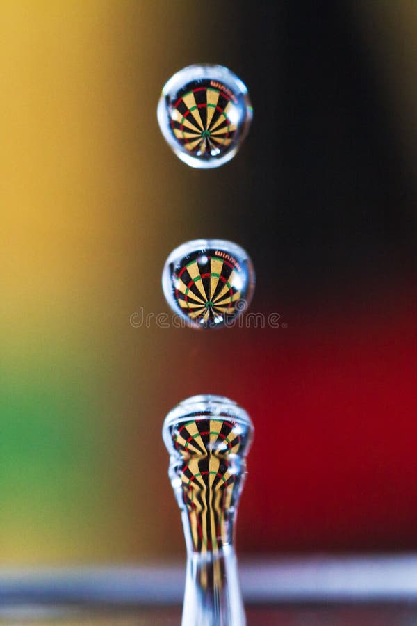Dartboard refraction stock photo. Image of fluid, background - 36549346