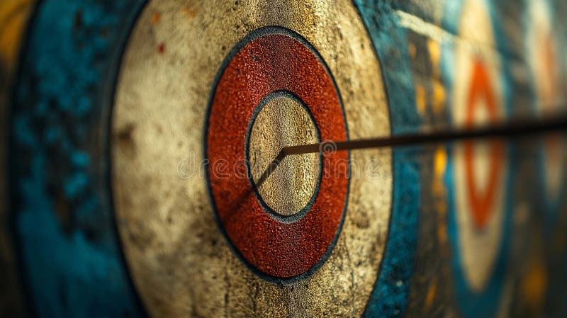 Dart Target at the Olympic Games Showcasing Precision and Focus in ...