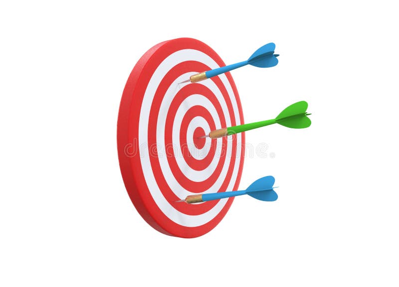 Dart Game stock illustration. Illustration of achievement - 82724687