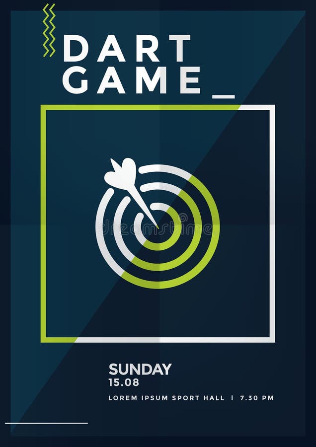 Darts Competition Poster Stock Illustrations – 429 Darts Competition ...