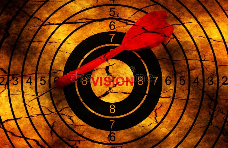 Vision Target Mission Motivation Goals Concept Stock Illustration ...