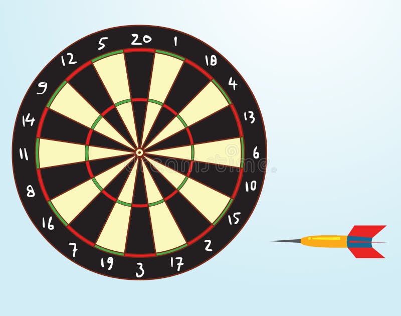 Dart stock vector. Illustration of cartoon, file, game - 50841098