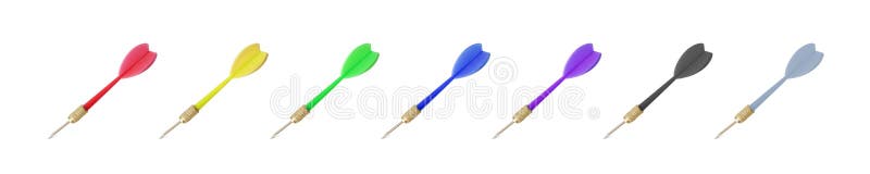 Dart Isolated On White Background Stock Image - Image of accuracy ...