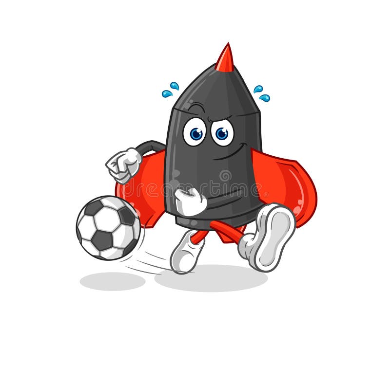 Emoticon Kicking Mascot Vector Cartoon Illustration Stock Illustration ...