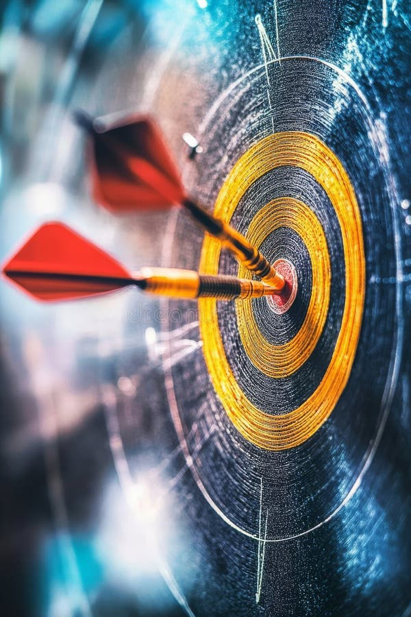 A Dart Missing Its Target Symbolizes Business Failure and the Struggles ...