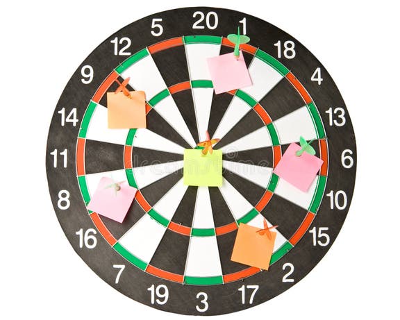 Dart and note stock photo. Image of memo, number, note - 7390124