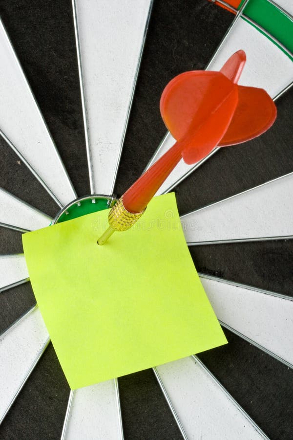 Dart and note stock image. Image of jackpot, competition - 7639859