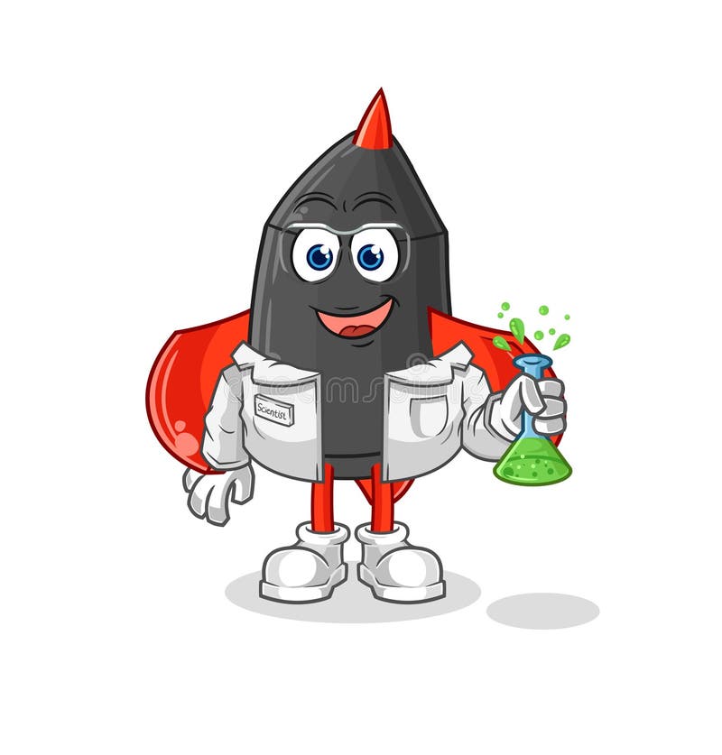 Dart Scientist Character. Cartoon Mascot Vector Stock Vector ...