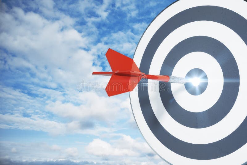 Targeting, Aiming and Aim Concept Stock Illustration - Illustration of ...