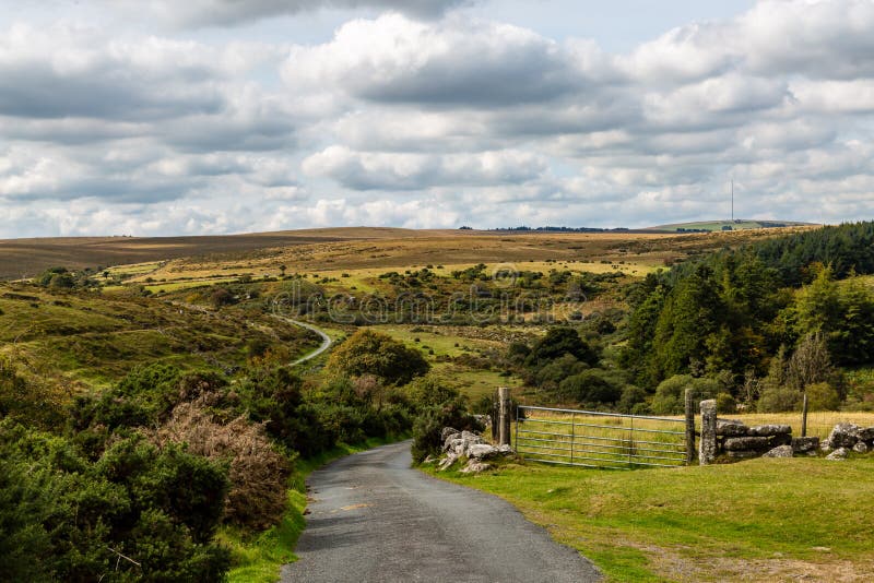 A Dartmoor View on a September Day Stock Image - Image of scene, scenic ...